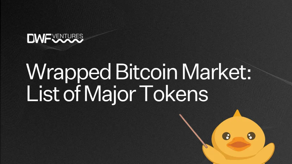 Wrapped Bitcoin Market: List of Major Tokens | DWF Ventures.