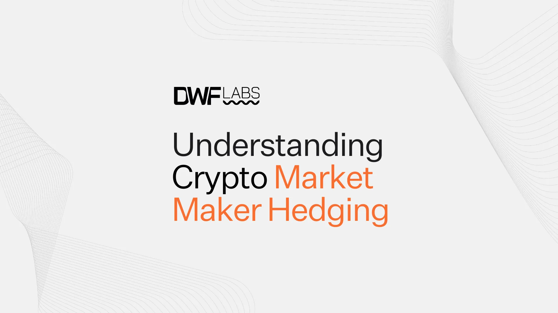 Guide to Hedging Strategies of Crypto Market Makers